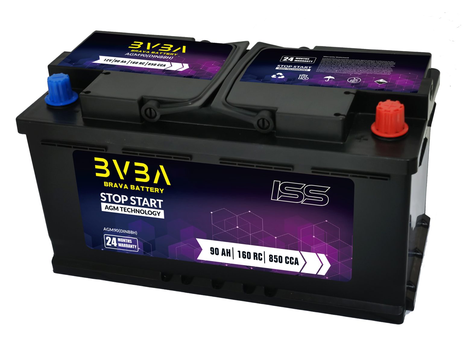BravaBattery Stop-Start AGM battery Advantages - BRAVA