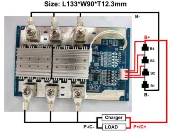 5 BMS pcb for lithium battery pack - BRAVA