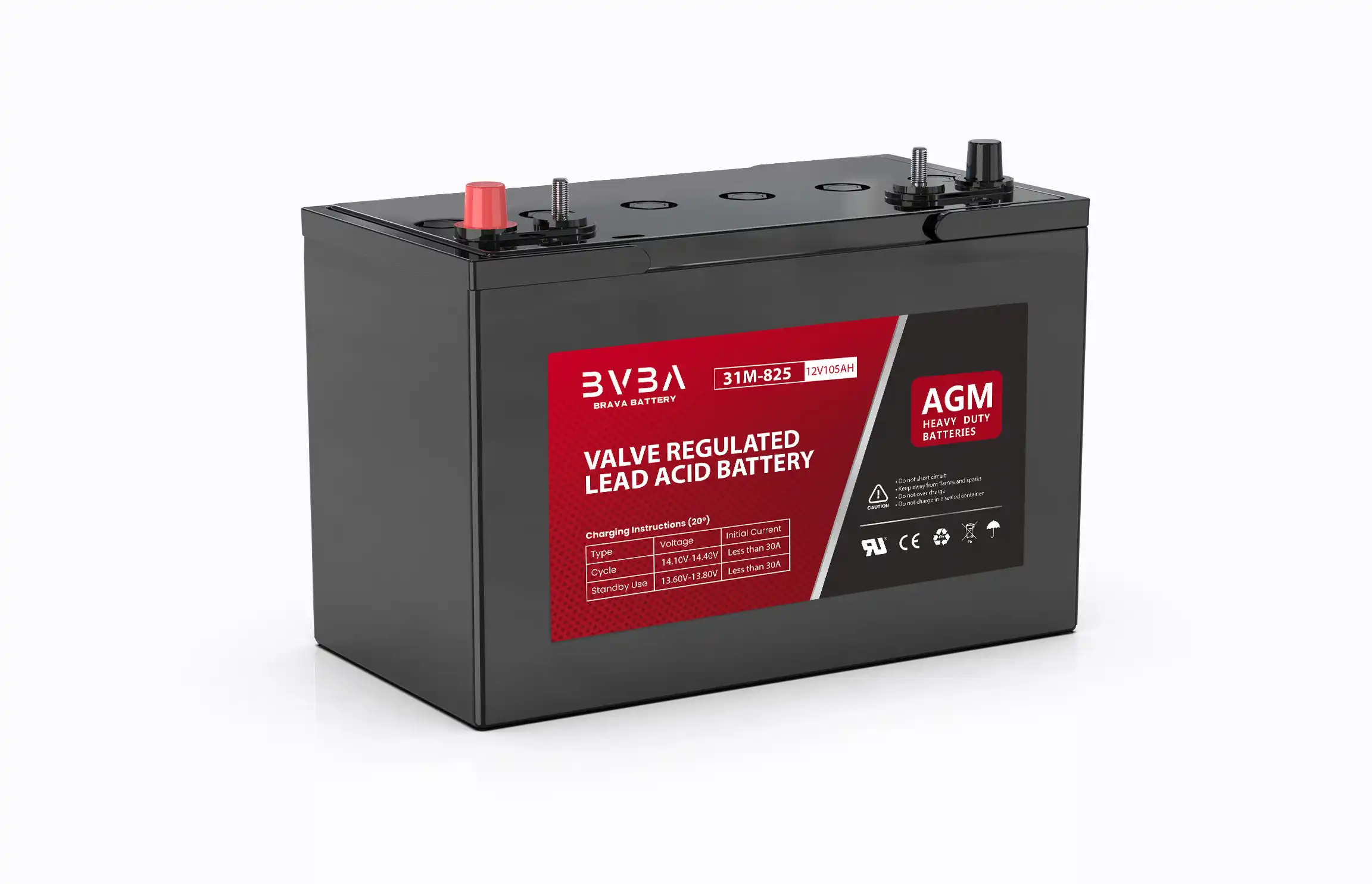 Dual Purpose AGM Battery 12V 100-300ah - BRAVA